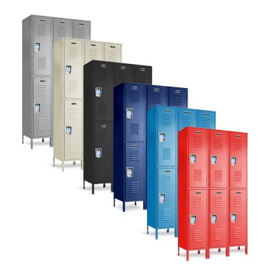 Double Tier Metal Lockers | SchoolLockers.com