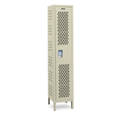 Hallowell Single Tier Heavy Duty Steel Locker